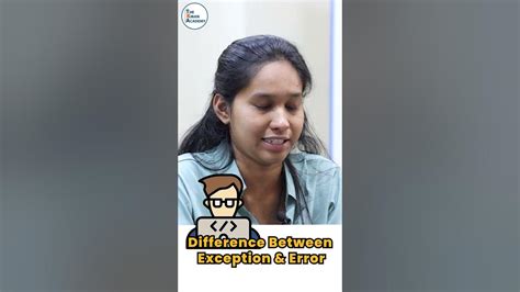 Java Interview Question Error And Exception In Java Shorts Kiransir Programming Youtube