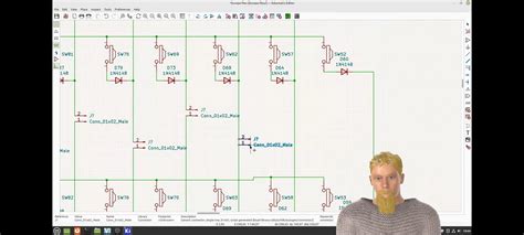 Finishing The Pcb For A Ergonomic Split Keyboard Today 18 00 1 Utc Time R Virtualyoutubers