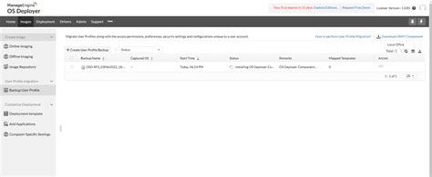 迁移用户配置文件 迁移用户配置 Manageengine Os Deployer