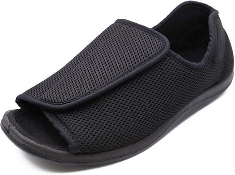 Diabetic Slippers Elderly Open Toe Sandals Wide Fit Orthopedic Walking
