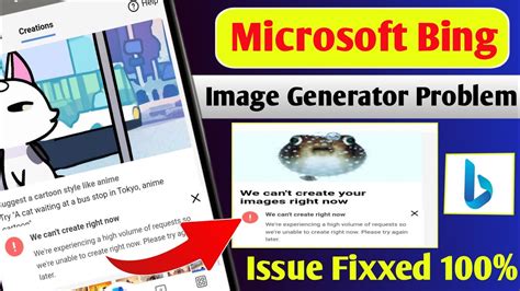 Bing Image Creator Problem Solve We Cant Create Your Images Right Nowbing Image Creator