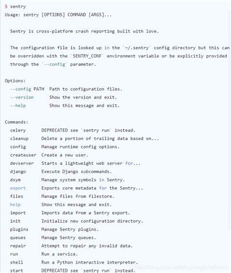 sentry 的搭建与使用（手动配置客户端，并非官网推荐） sentry官网 csdn博客