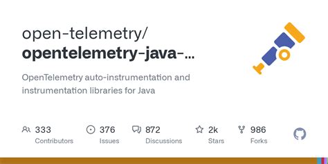 opentelemetry java instrumentation docs instrumentation list yaml at main · open telemetry