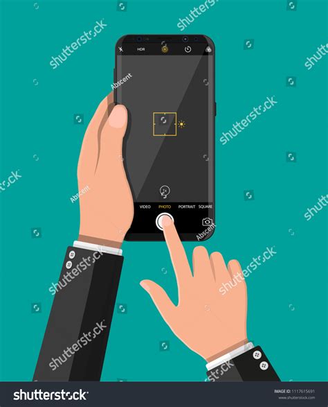 Modern Smartphone Camera Application User Interface Stock Vector Royalty Free 1117615691