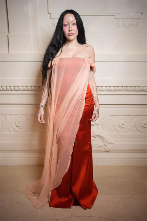 Noah Cyrus Goes Avant Garde At Paris Haute Couture Fashion Week In Strapless Jean Paul Gaultier