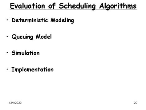 Operating Systems Cpu Scheduling Algorithms Note Some Slides