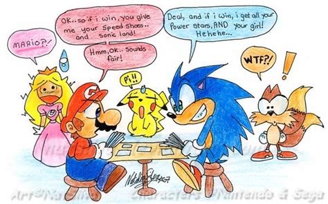 Mario Vs Sonic Xddd Sonic The Hedgehog Photo 19988163 Fanpop