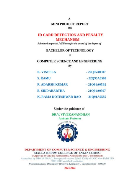 Template For Mini Project Documentation Pdf Use Case Unified