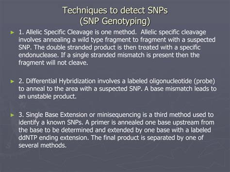 Single Nucleotide Polymorphism Snp Ppt Chemistry Science