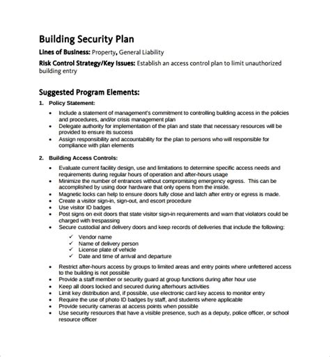 Information Security Program Plan