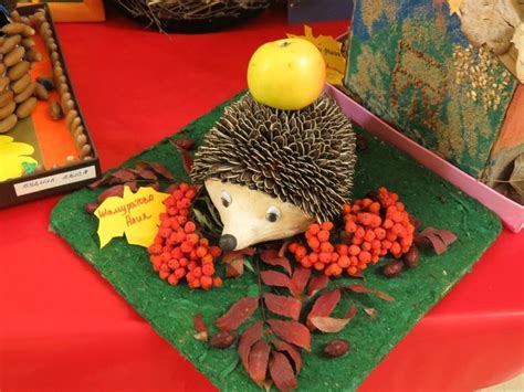 Осенние поделки для мальчиков Осенние поделки для детей 4 6 лет Поделки для детского сада