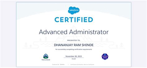 Dhananjay Shinde☁ On Linkedin Salesforceadvancedadmin