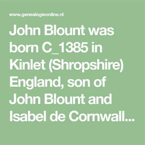 The Life And Legacy Of John Blount