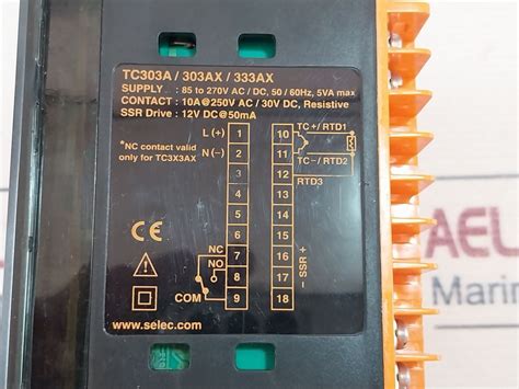 Selec Tc303 Temperature Controller Aeliya Marine