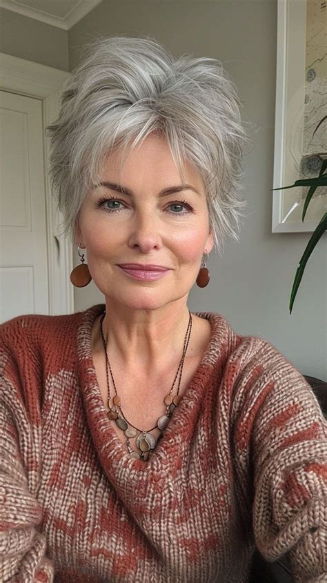 Pixie Magic For Ageless Beauty In 2024 Haircut For Older Women Short