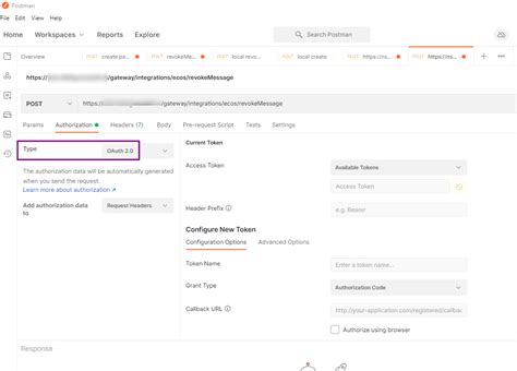 Настройки аутентификации для работы с Records Api из внешних систем