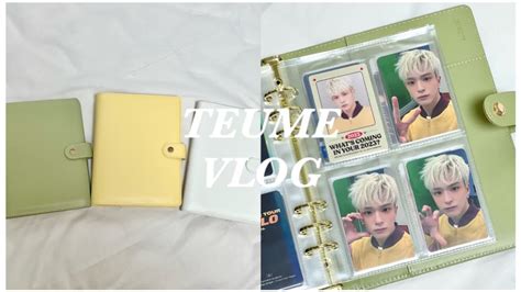 💎트메로그💎 새로운 포카 바인더 그리고 이제 포카판 안녕 • 마카롱 바인더미뉴잇와우숍포카정리바인더정리teume Vlogトゥメlog Youtube