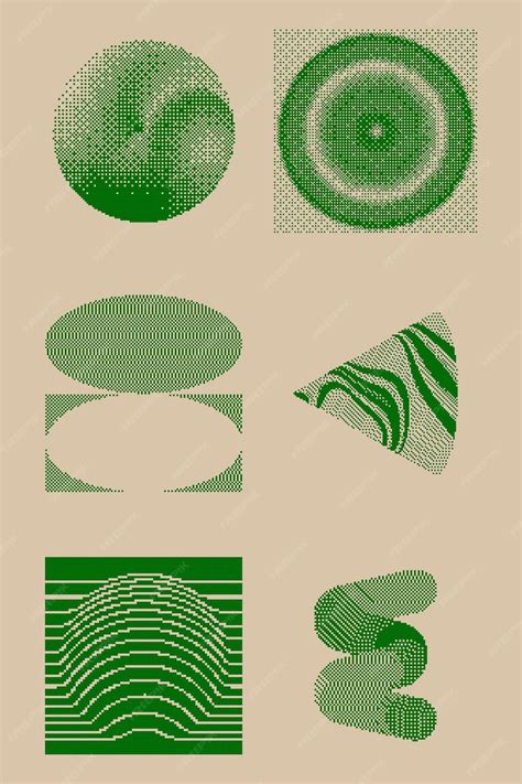 Premium Vector Vector Pixel Bitmaps 8bit Ornament Asset Download Symbol Poster Brutalism