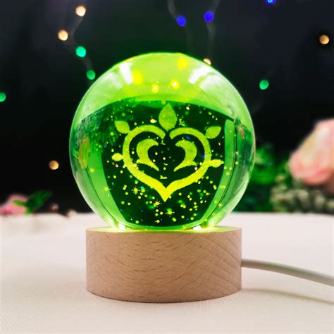 Кришталева Куля Дендро Геншін Імпакт Genshin Impact на батарейках 19592 купити за ціною 499 грн