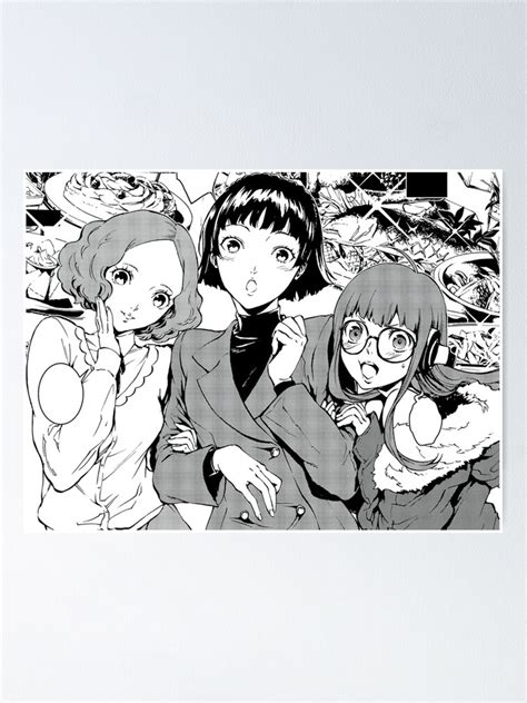 P Ster Chicas De Persona Makoto Niijima Haru Okumura Futaba Sakura De Hexmaniaczelda