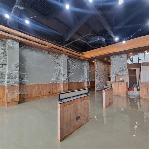 🇰🇷한국플로어 콩자갈 에폭시 셀프레벨링 마이크로시멘트 바닥전문시공업체 충북 청주 신축빌라 주차장 콩자갈 시공 완료👍 분리대 설치 후 주차장 시공하였습니다