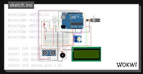 Dht22 And Rtc And Sonar Solar Copy 2 Wokwi Esp32 Stm32 Arduino Simulator