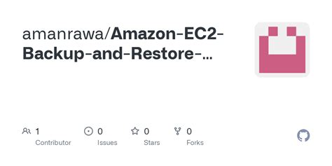 GitHub Amanrawa Amazon EC2 Backup And Restore Using Aws Backup