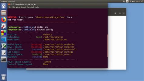 Making A ROS Catkin Workspace YouTube