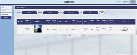 Springboot毕设 交通管控系统 程序论文 Csdn博客