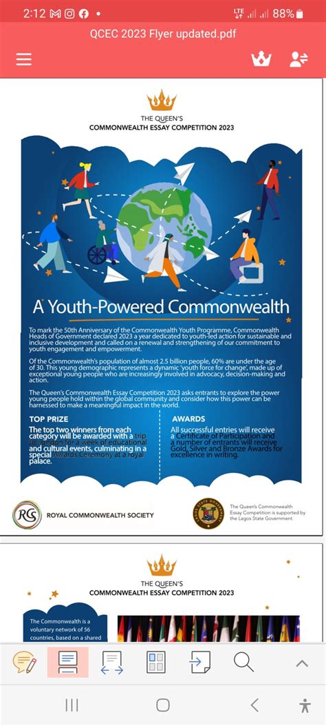 Participate In The Queens Commonwealth Essay Competition Asberth