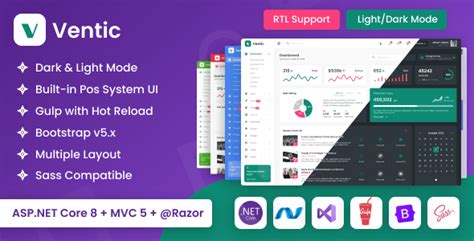 Dashboard Aspnet Mvc Website Templates Themeforest