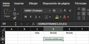 Función Concat en Excel ex Concatenar La Fórmula de Excel