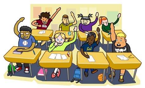 Class Raising Hands Clipart Clip Art Library