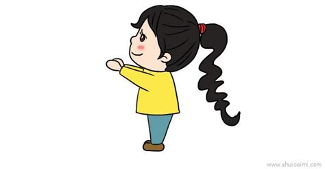 女孩简笔画漂亮长发 女孩简笔画漂亮长发古装 苗苗知道