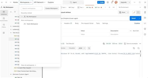 How To Set Postman User Agent Zenrows