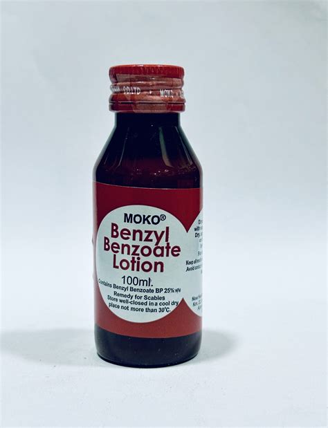 Moko Benzyl Benzoate Lotion 25 Bp X100ml Medecify