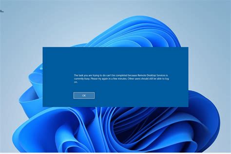 Fix Remote Desktop Services Is Currently Busy Error
