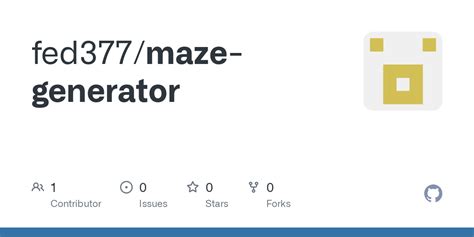 Github Fed377maze Generator