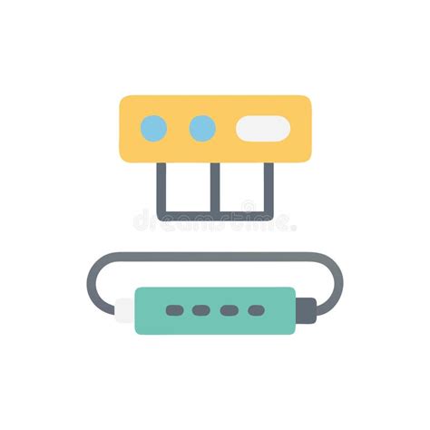 High Speed Cable Modem For Internet Connectivity Stock Illustration Illustration Of