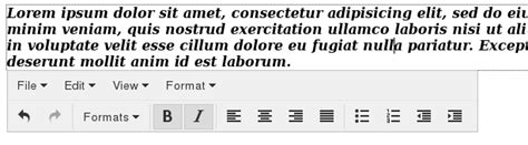 Javascript Tinymce Align Text Buttons Dont Work On Inline Editing