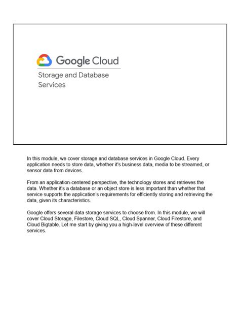 22 Storage And Database Services Pdf Computer Data Storage Backup