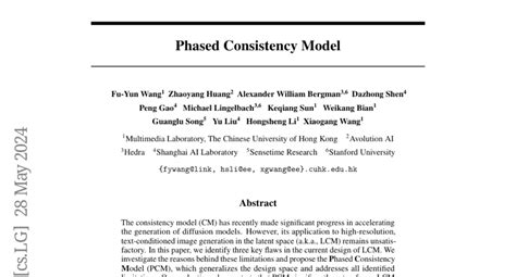 Akhaliq On Hugging Face Phased Consistency Model Huggingface