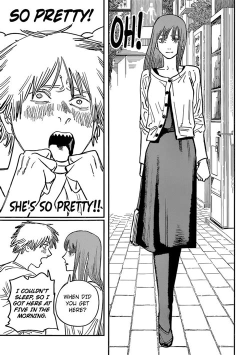 Denji And Makima Chainsaw Cute Couple Comics Manga