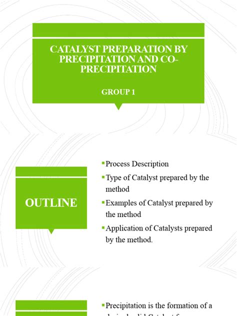 Catalyst Preparation Methods G1 Pdf Precipitation Chemistry Catalysis