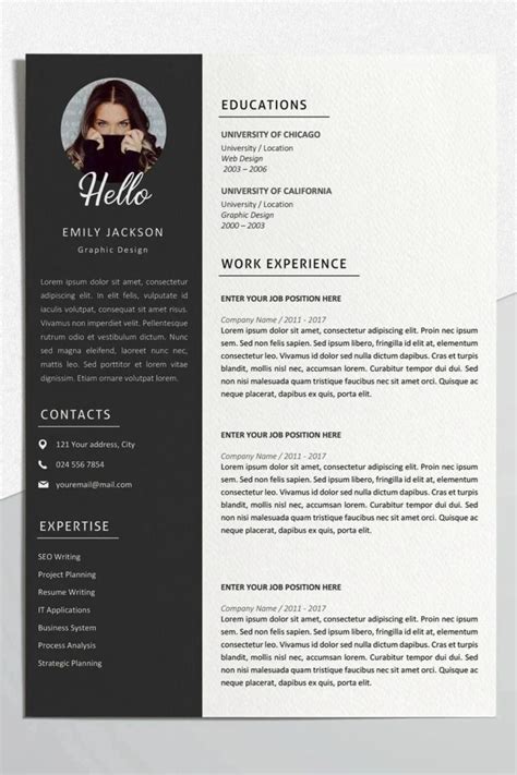 Laravel Developer Resume Template Resume Template Modern Resume