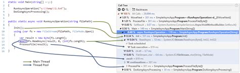 Analyze Async Calls Dottrace Documentation