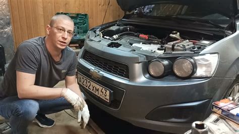 Замена радиатора Chevrolet Aveo (Шевроле Авео) Т300 АКПП - YouTube