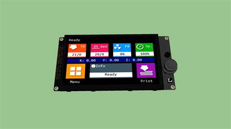 Bigtreetech Tft70 V3 0 3d Model