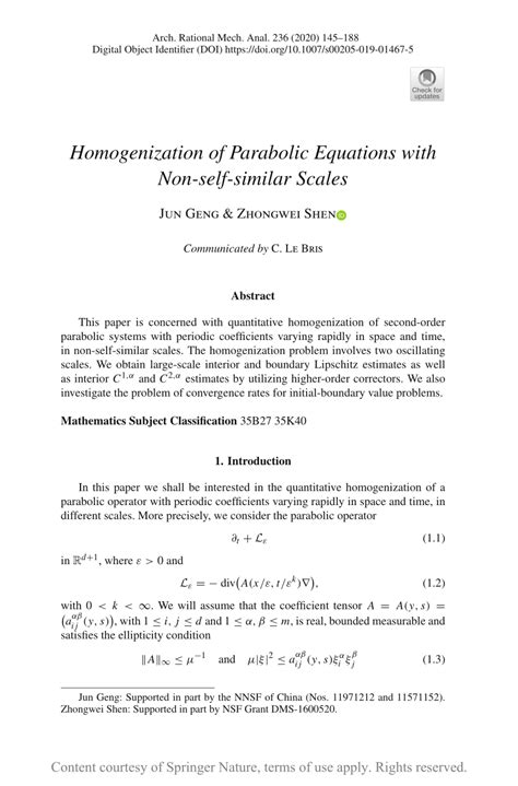 Homogenization Of Parabolic Equations With Non Self Similar Scales
