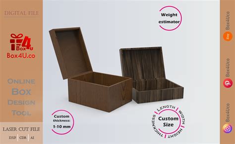 Make Treasure Box Online Custom Gift Design For Laser Cutting